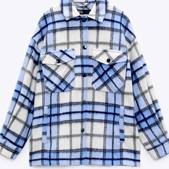 Zara | Tops | Zara Shacket W Pockets Size M | Poshmark